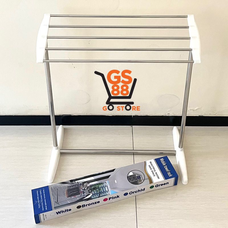 Jual JEMURAN HANDUK BERDIRI / JEMURAN HANDUK STAINLESS | Shopee Indonesia