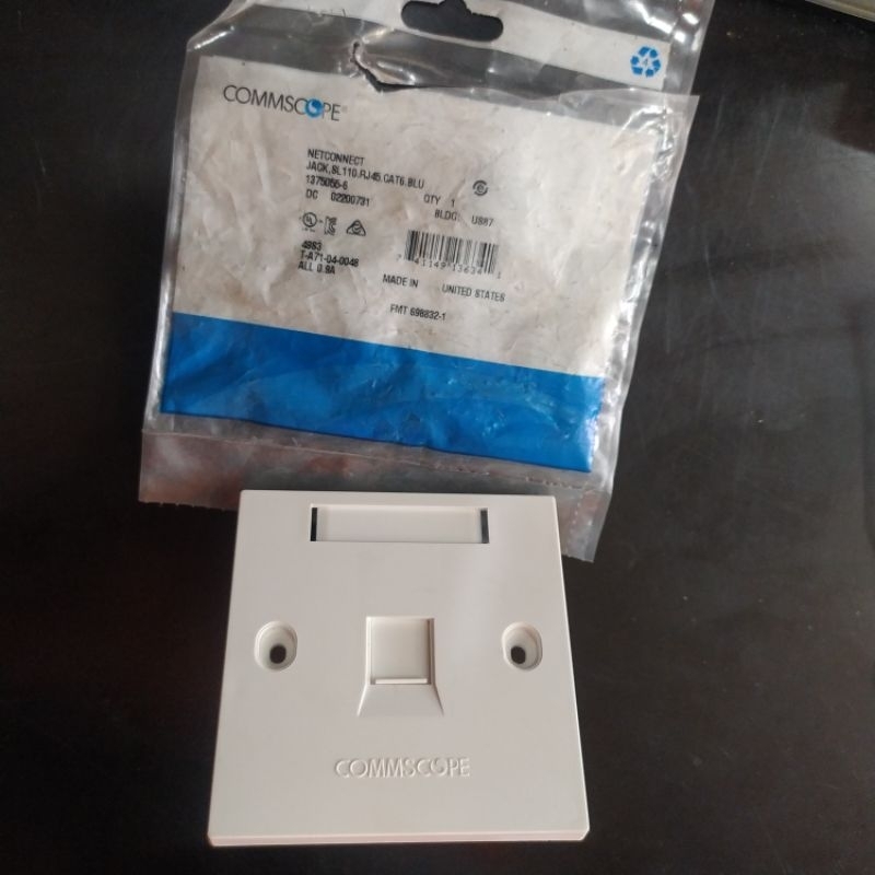 Jual outlet data cat-6 comscope modul+frame komplit | Shopee Indonesia