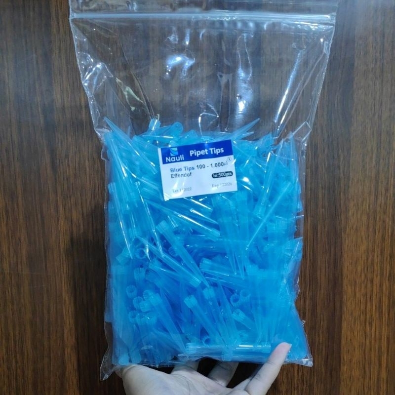 Jual BLUE TIPS EPPENDORF 100 UL ISI 500PCS | PIPET TIP 1000 UL | Shopee ...