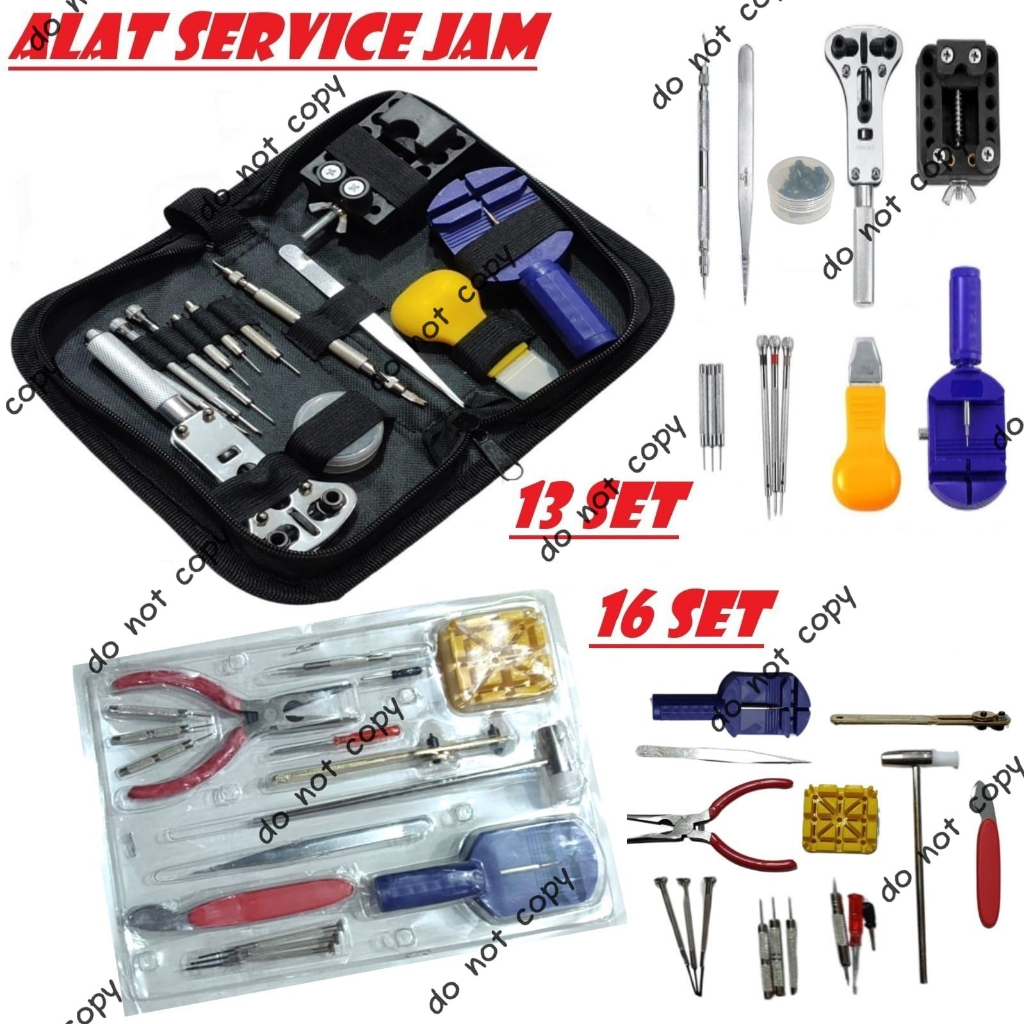 Jual Perlengkapan Alat Perbaikan Tool Service Servis Pembuka Jam Tangan ...