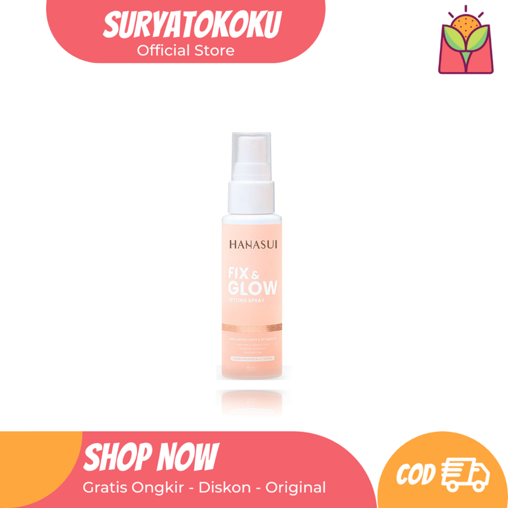 Jual Hanasui Fix & Glow Setting Spray 60ml | Shopee Indonesia