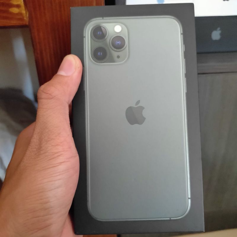 Jual Dus Box Bawaan iPhone 11 Pro Max Green Original | Shopee Indonesia