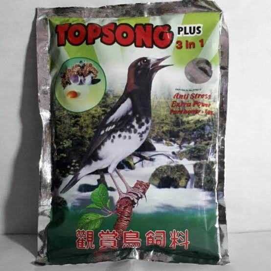 Jual PAKAN BURUNG TOPSONG COKLAT KUNING TOP SONG PLUS VOER PUR MAKANAN ...