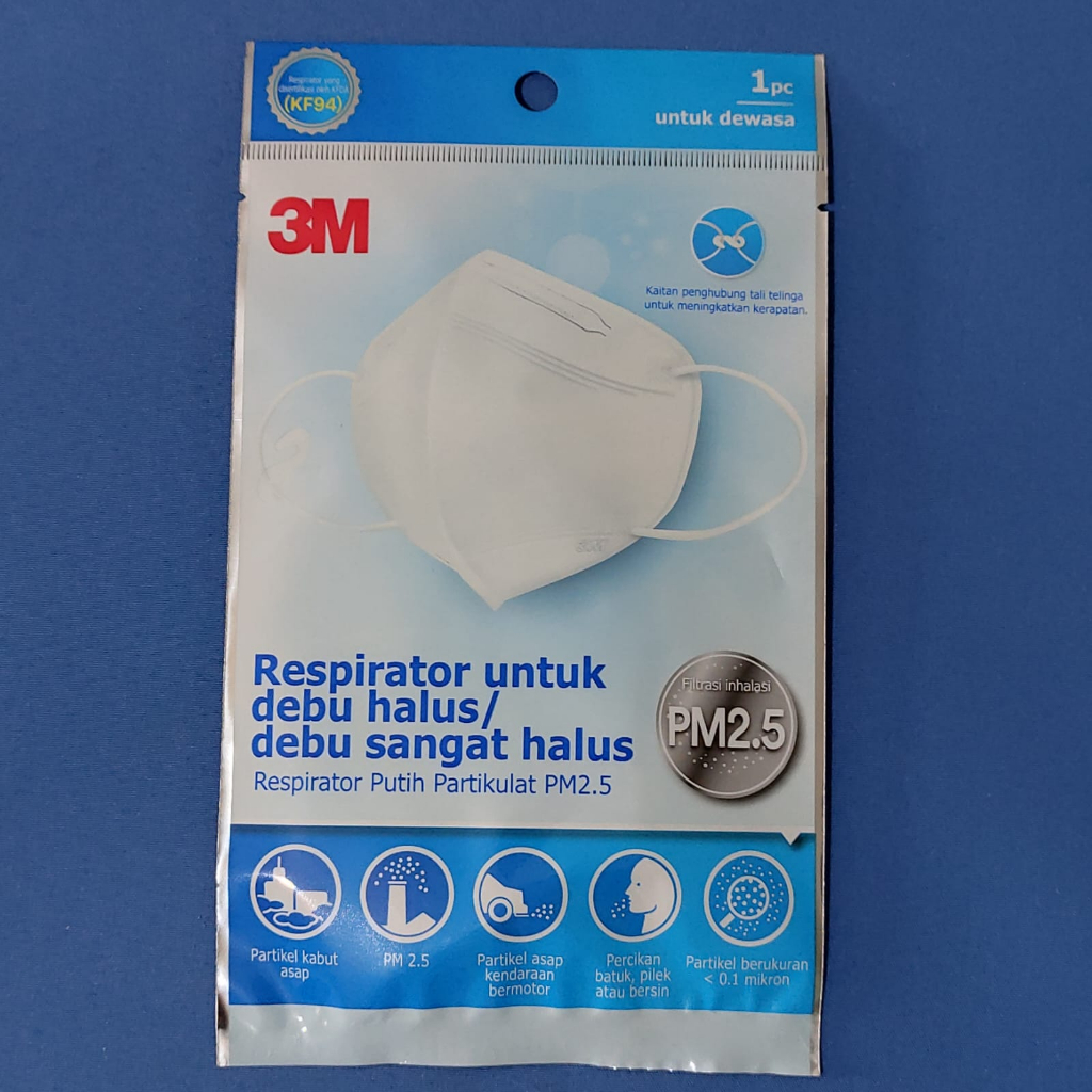 Jual 3M Respirator KF94 Earloop Mask PM 2.5 | Shopee Indonesia