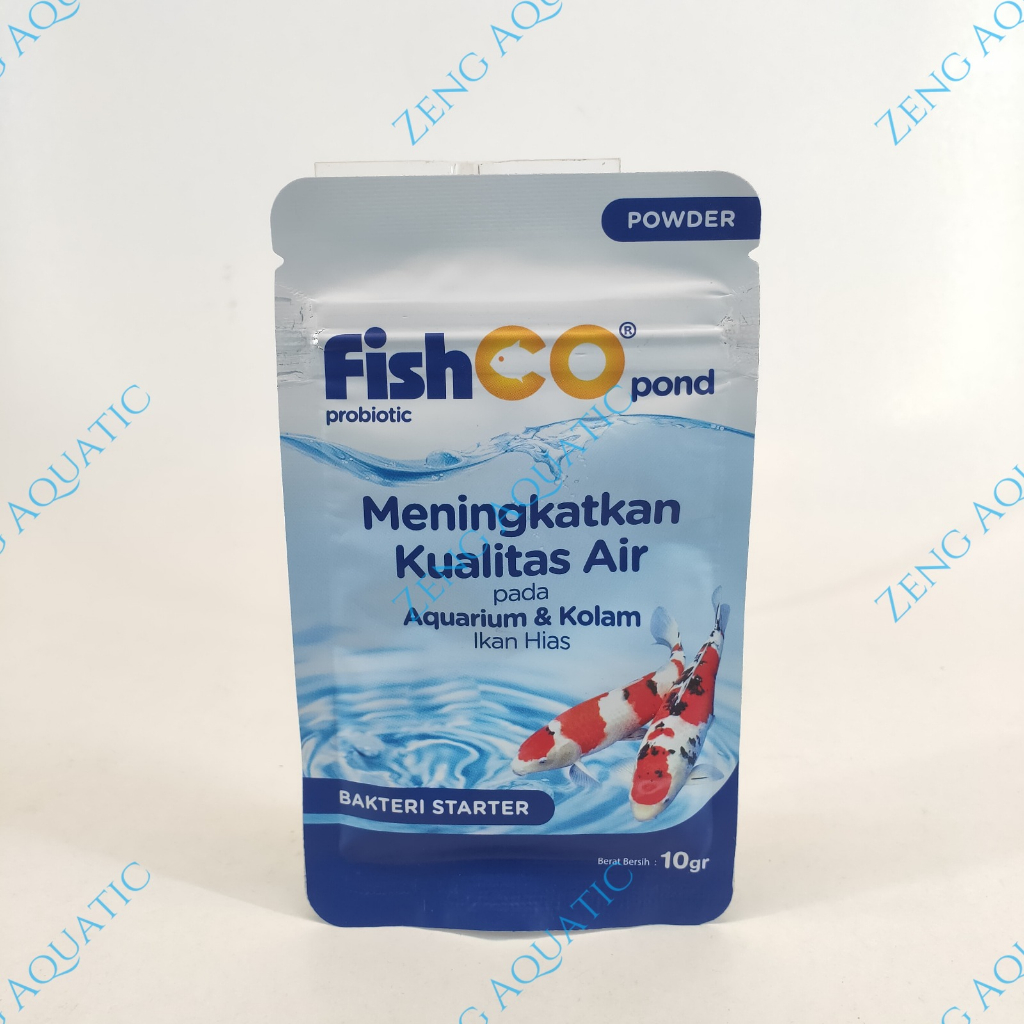 Jual Bakteri Starter Fish CO Pond Probiotik 10 Gram untuk Kolam Ikan ...