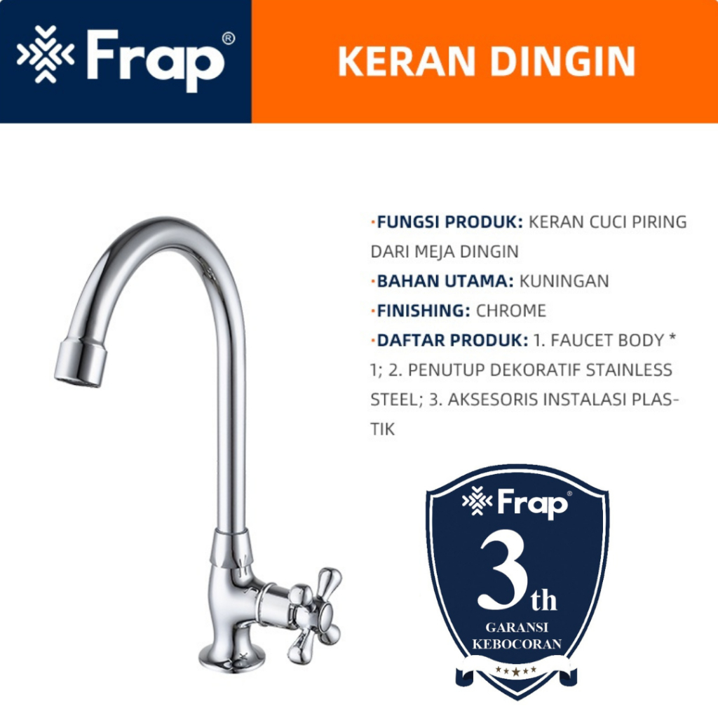 Jual FRAP IF4133 Kran Dapur Model Angsa Bangsa Kuningan | Shopee Indonesia