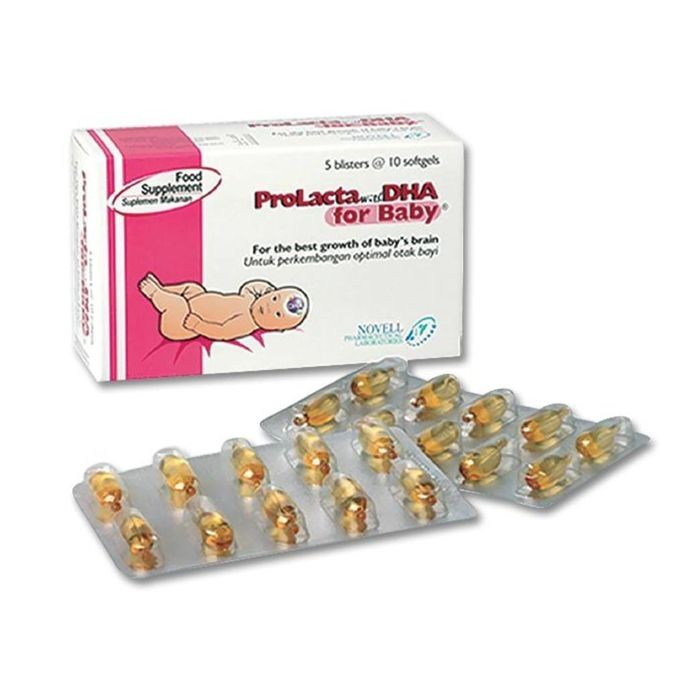 Jual Prolacta DHA For Baby Suplemen Untuk Memenuhi Gizi Bayi 1 Box Isi ...