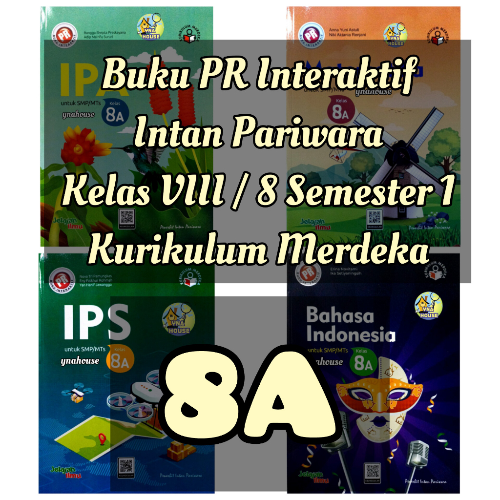 Jual Buku LKS PR Intan Pariwara SMP/MTs Kelas VIII/8 Semester 1 Tahun 2023, K-13 / Kurikulum ...