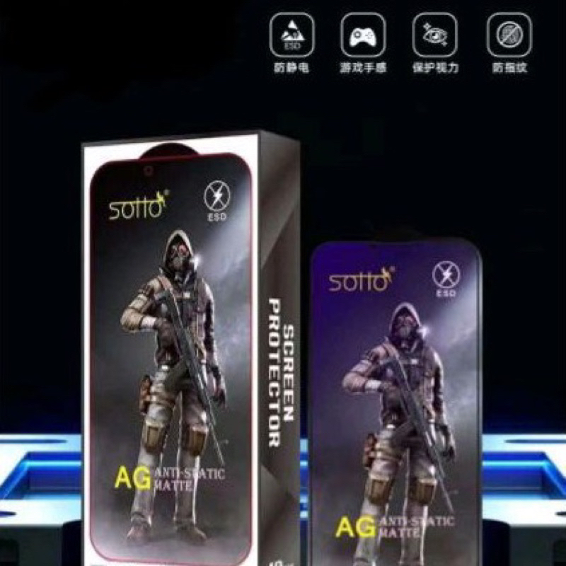 Jual Tempered glass Anti Static Matte Zenfone Max Pro M1 Anti Gores ...