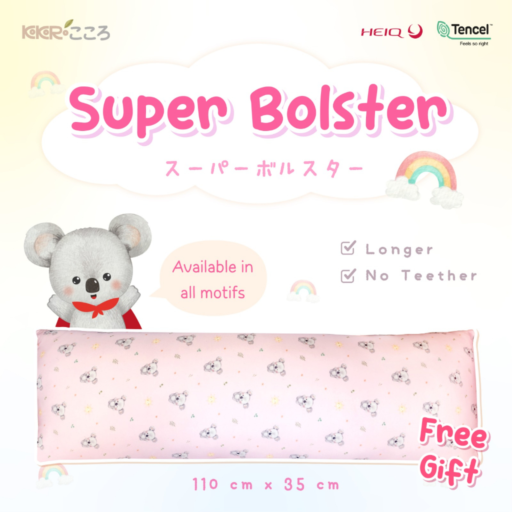 Jual KOKORO STORY Super Bolster For Adult (Free Extra Case) | Guling ...