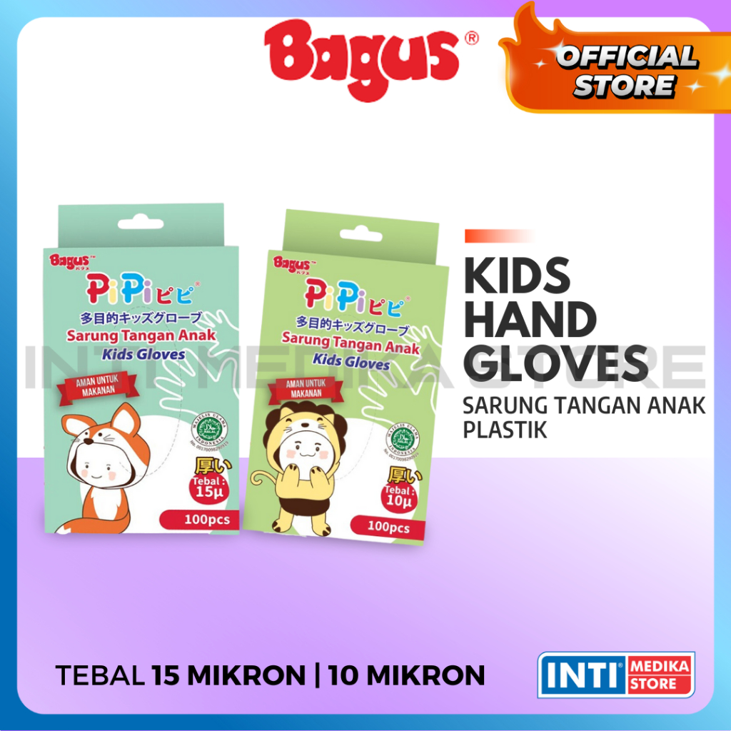 Jual BAGUS - Sarung Tangan Anak Plastik | Kids Multipurpose Hand Gloves ...