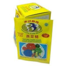 Jual AGAR AGAR POWDER SWALLOW GLOBE BRAND BOX MAKANAN SEHAT AGAR WALET ...