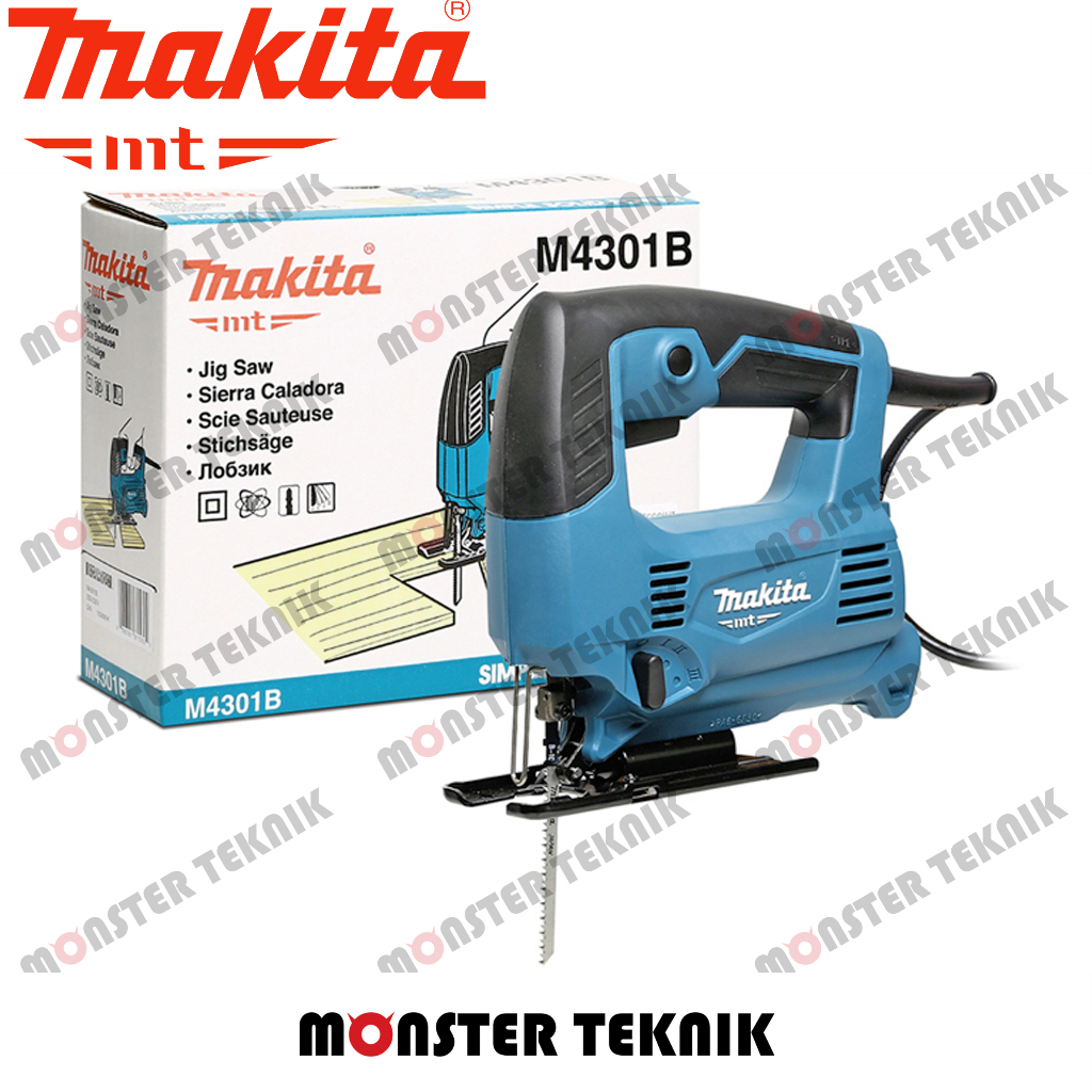 Jual Gergaji Listrik Makita M 4301B Jig Saw Orbital Wood Cutting M4301B | Shopee Indonesia