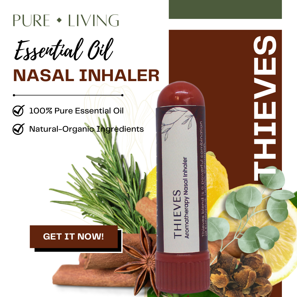 Jual Thieves Nasal Inhaler Stick - 100% Pure Essential Oil ...