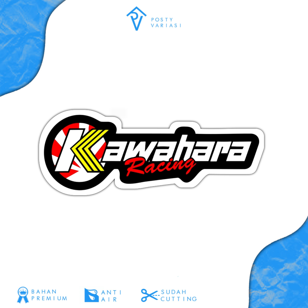 Jual Stiker KAWAHARA RACING Stiker Motor Sticker Racing Print ...