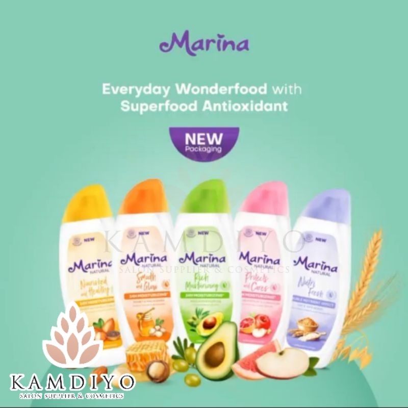 Jual Marina Natural Hand & Body Lotion - 190ml | Shopee Indonesia