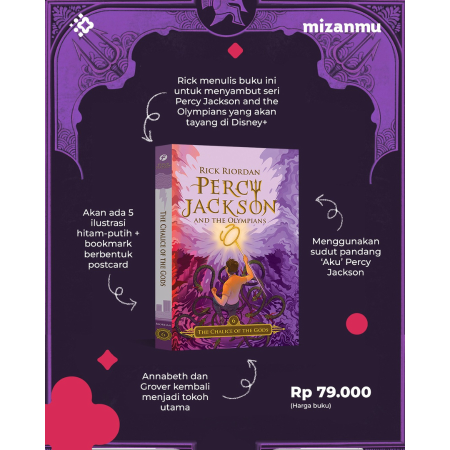 Jual Novel Percy Jackson And The Olympians 6 The Chalice Of The Gods