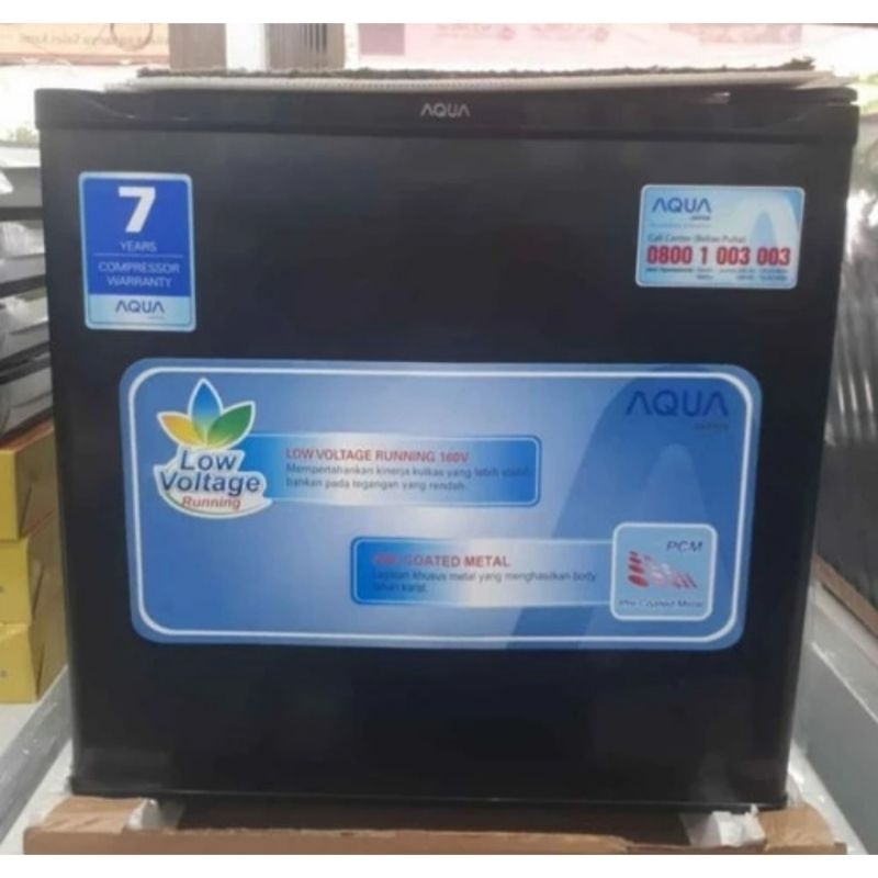 Jual KULKAS MINI BAR AQUA AQR-D50F(W LOW VOLTAGE 47L 20 Watt | Shopee ...