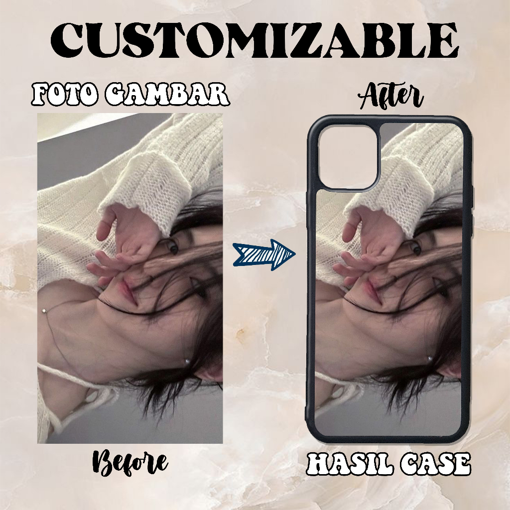 Jual CASE CUSTOM RUBBER IPHONE ANDROID CASING ALL TYPE TEMA FACE MUKA ...