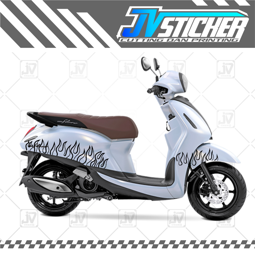 Jual stiker filano api motif justin bieber cutting sticker motor murah ...