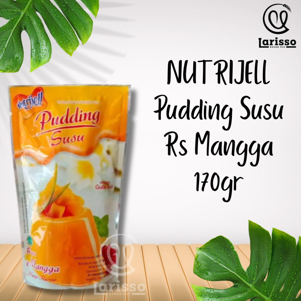 Jual NUTRIJELL PUDDING SUSU RASA MANGGA 170GR PUDING BUBUK DENGAN SUSU ...