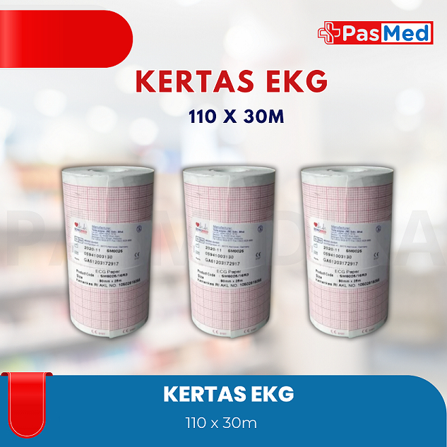 Jual Kertas EKG Roll 110mm x 30M | PASMED | Shopee Indonesia