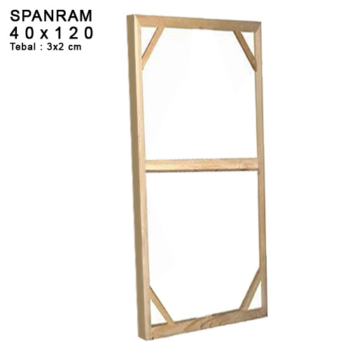 Jual Spanram Rangka Frame Kayu 40x120 cm | Shopee Indonesia