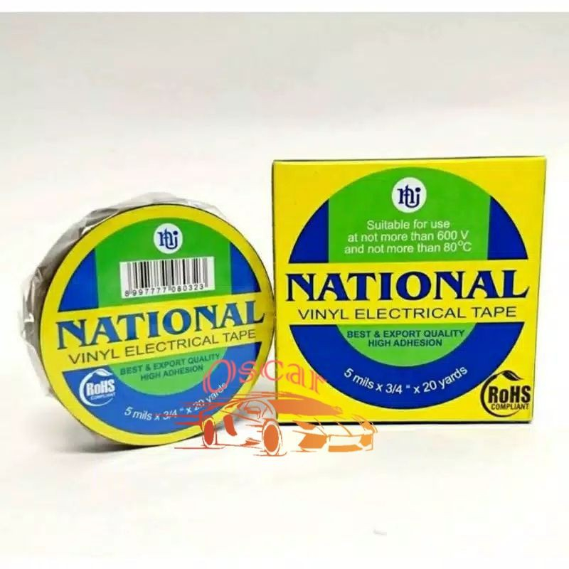 Jual Isolasi Listrik Hitam NATIONAL besar 20 yard nasional vynil ...