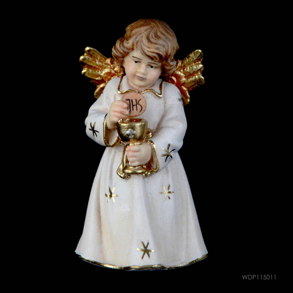 Jual Patung Kayu Angel Communion Italy Devosi Katolik | Shopee Indonesia