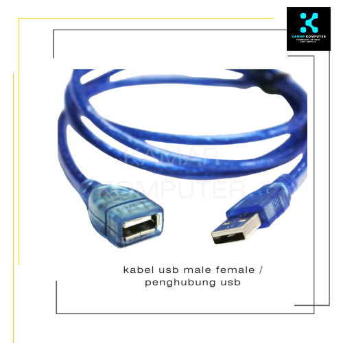 Jual kabel usb male female / penghubung usb / usb extender 1.5M ...