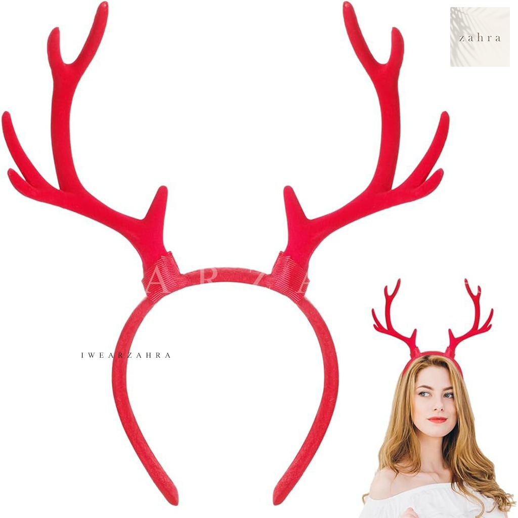 Jual BANDO TANDUK RUSA - Christmas Deer Antler Headband Horn Headpiece ...