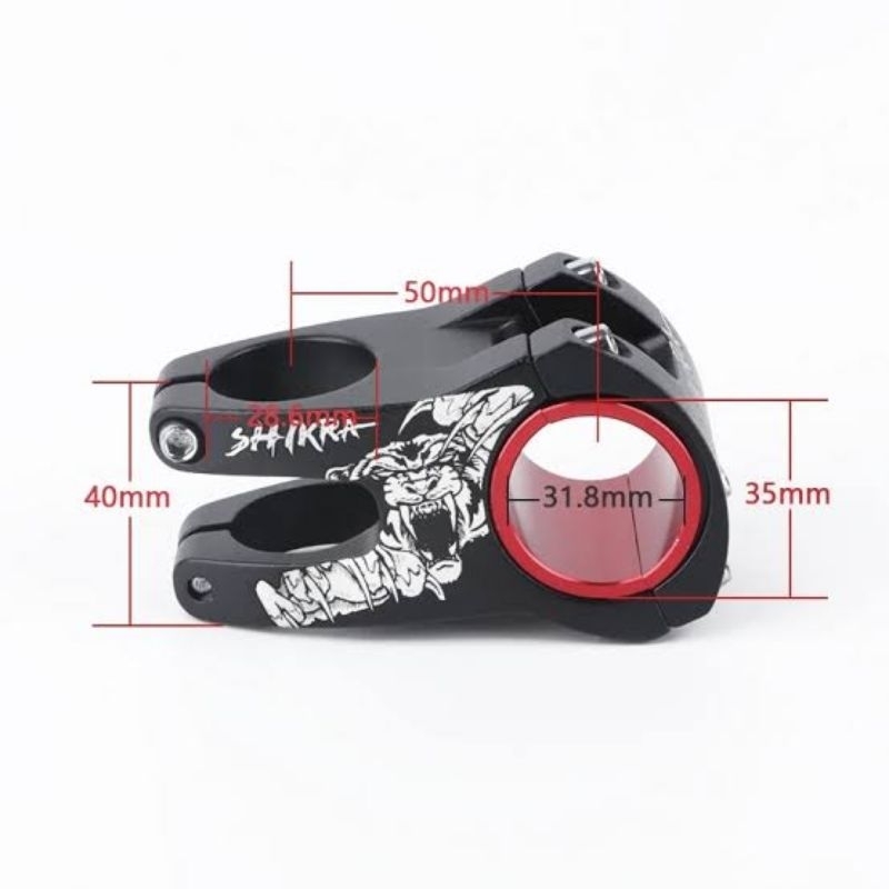 Jual STEM Shikra Tiger Handlebar MTB Alloy Pendek | Shopee Indonesia