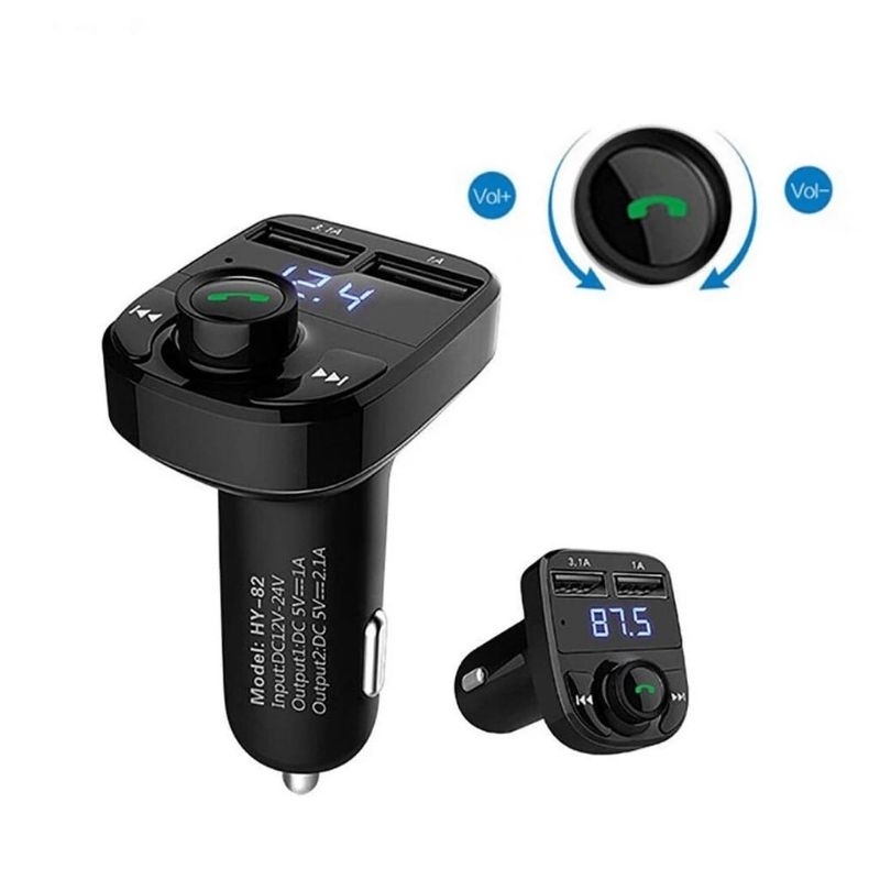 Jual FM Transmitter Bluetooth Modulator Mobil Charger Dual port USB ...