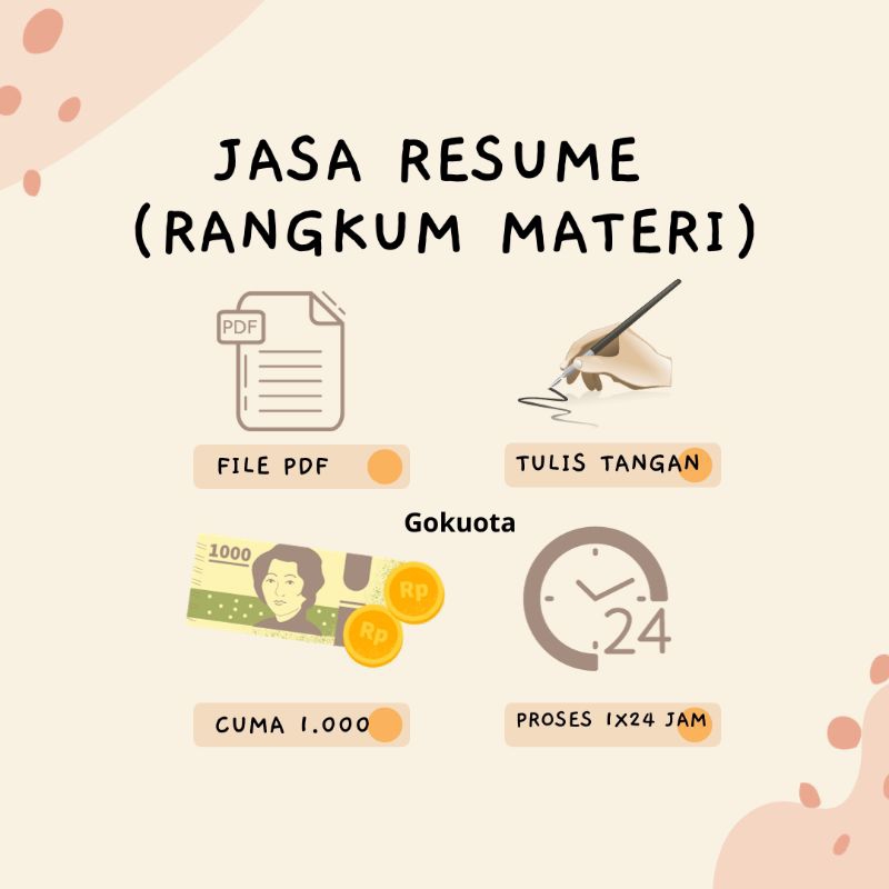Jual JASA PEMBUATAN RESUME | JOKI RESUME | Shopee Indonesia