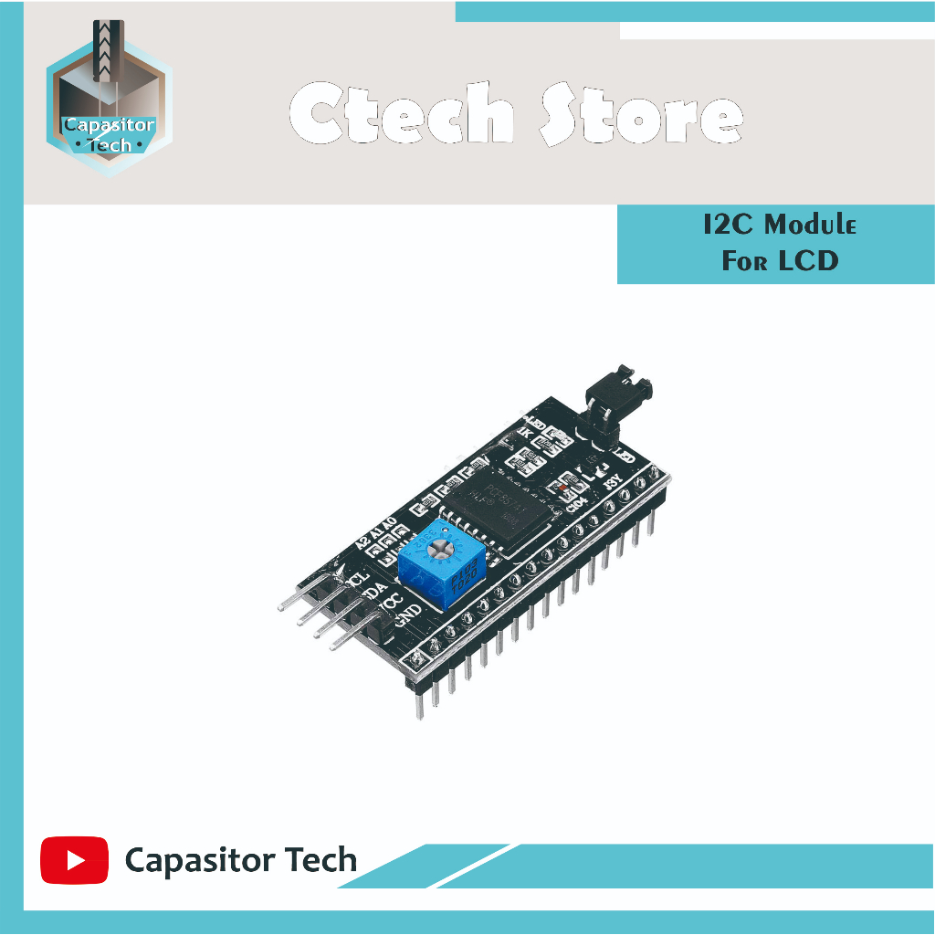 Jual I2C Serial Interface Module Untuk LCD CHARACTER 16x2 20x4 | Shopee ...