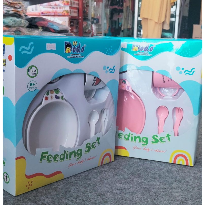 Jual dodo feeding set tempat makan bayi | Shopee Indonesia