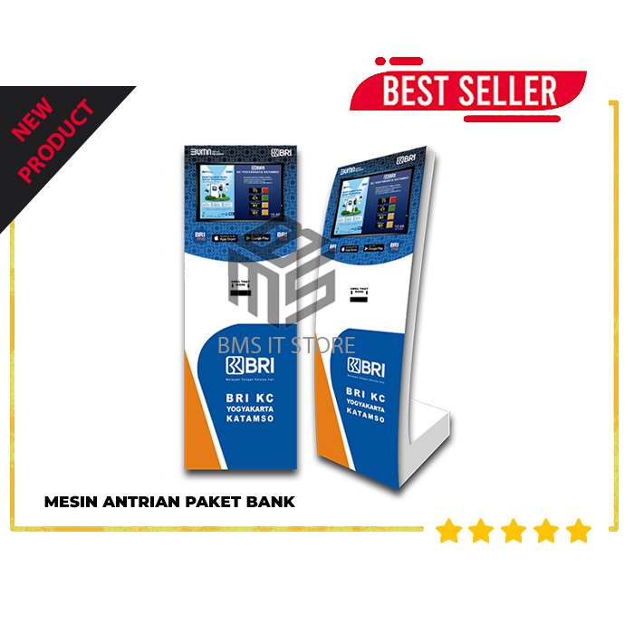 Jual Mesin Antrian Bank BJB BRI Mandiri BNI BPR | Shopee Indonesia
