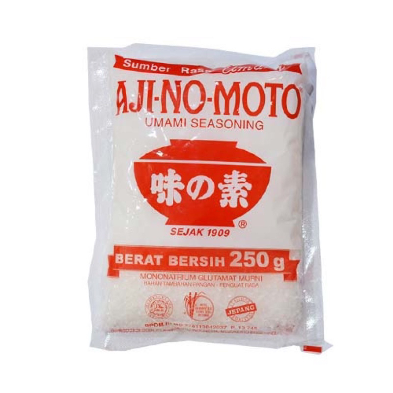 Jual AJINOMOTO MICIN PENYEDAP RASA 250 gr | Shopee Indonesia