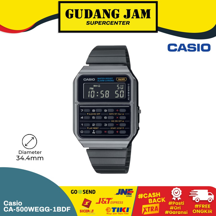 Jual SPECIAL EDITION Casio General CA-500WEGG-1BDF CA-500WEGG CA-500 CA500WEGG CA500 | Shopee ...