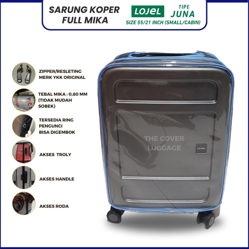 Jual Sarung Koper Fullmika khusus koper Lojel tipe Juna Size 55/21 Inch ...