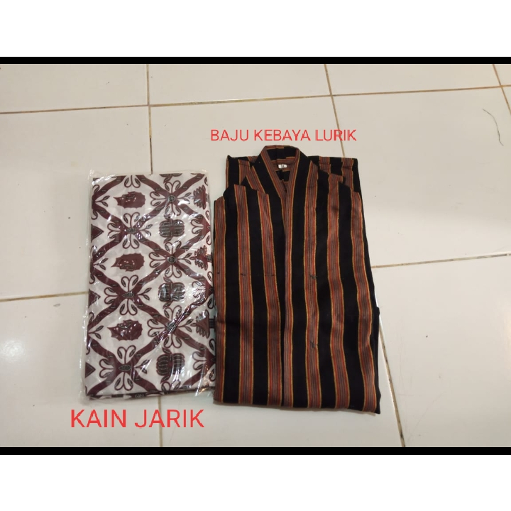 Jual BAJU SETELAN WANITA | KEBAYA LURIK + KAIN JARIK BATIK | KEBAYA ...