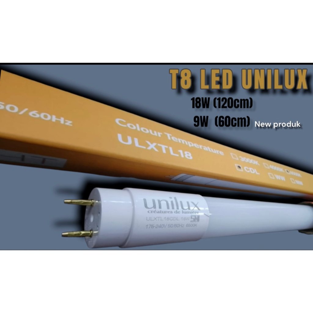 Jual T8 LED UNILUX 9 WATT 60 CM PUTIH DAN KUNING | Shopee Indonesia