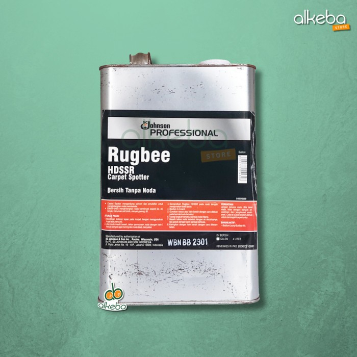 Jual SC Johnson Rugbee HDSSR 4 liter Carpet Spotter Pembersih Noda ...