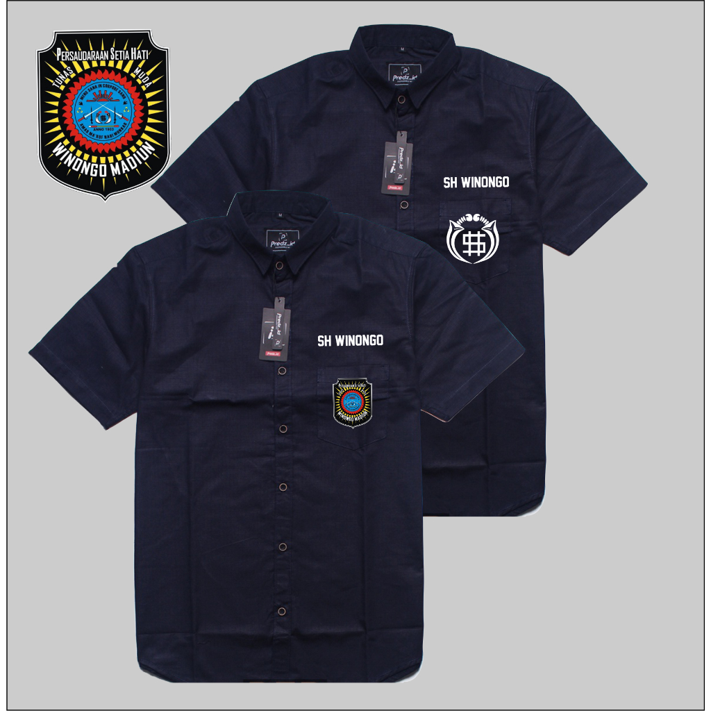 Jual kemeja sh winongo warna hitram terbaru | Shopee Indonesia