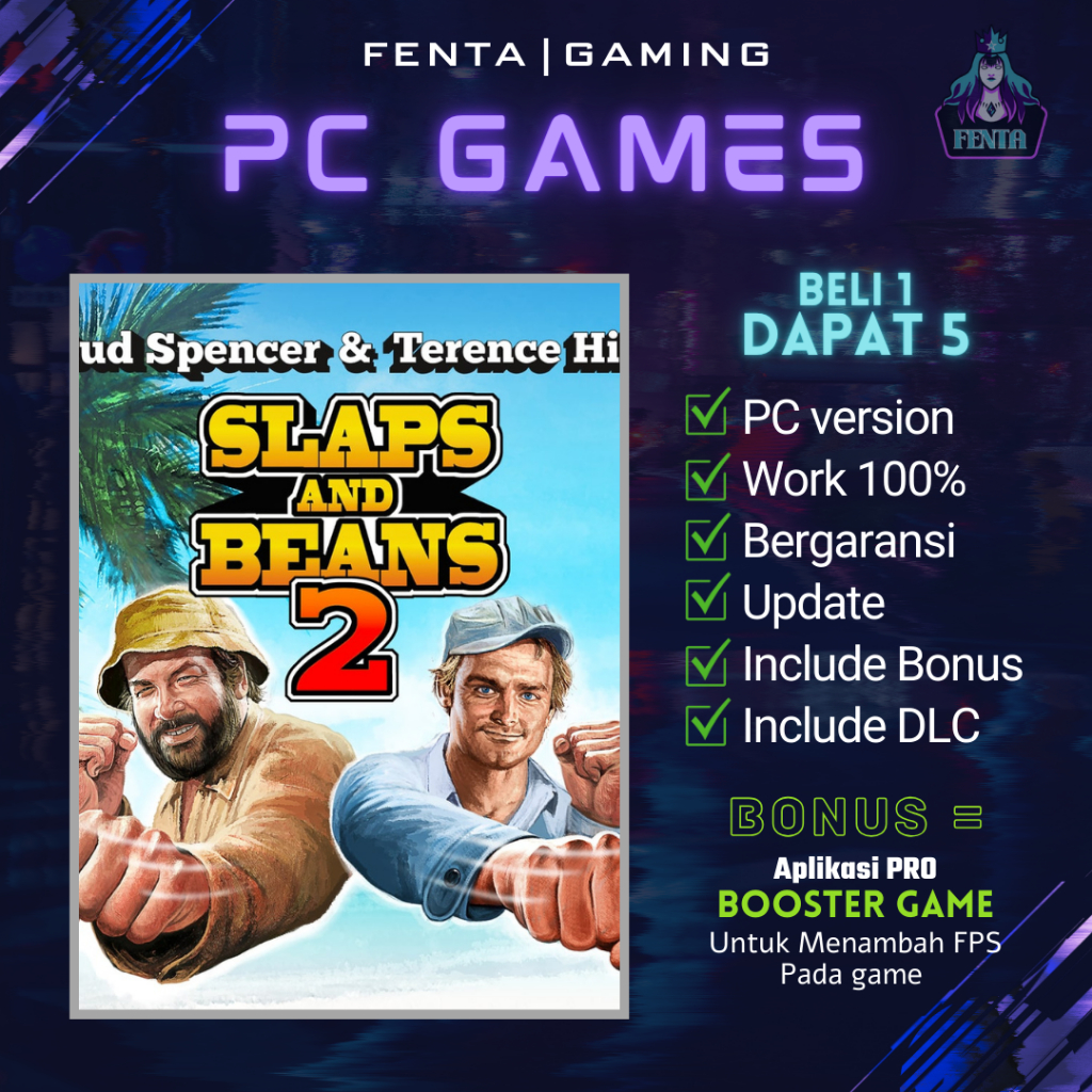 Jual BUD SPENCER AND TERENCE HILL SLAPS AND BEANS 2 - GAME PC - GAME ...