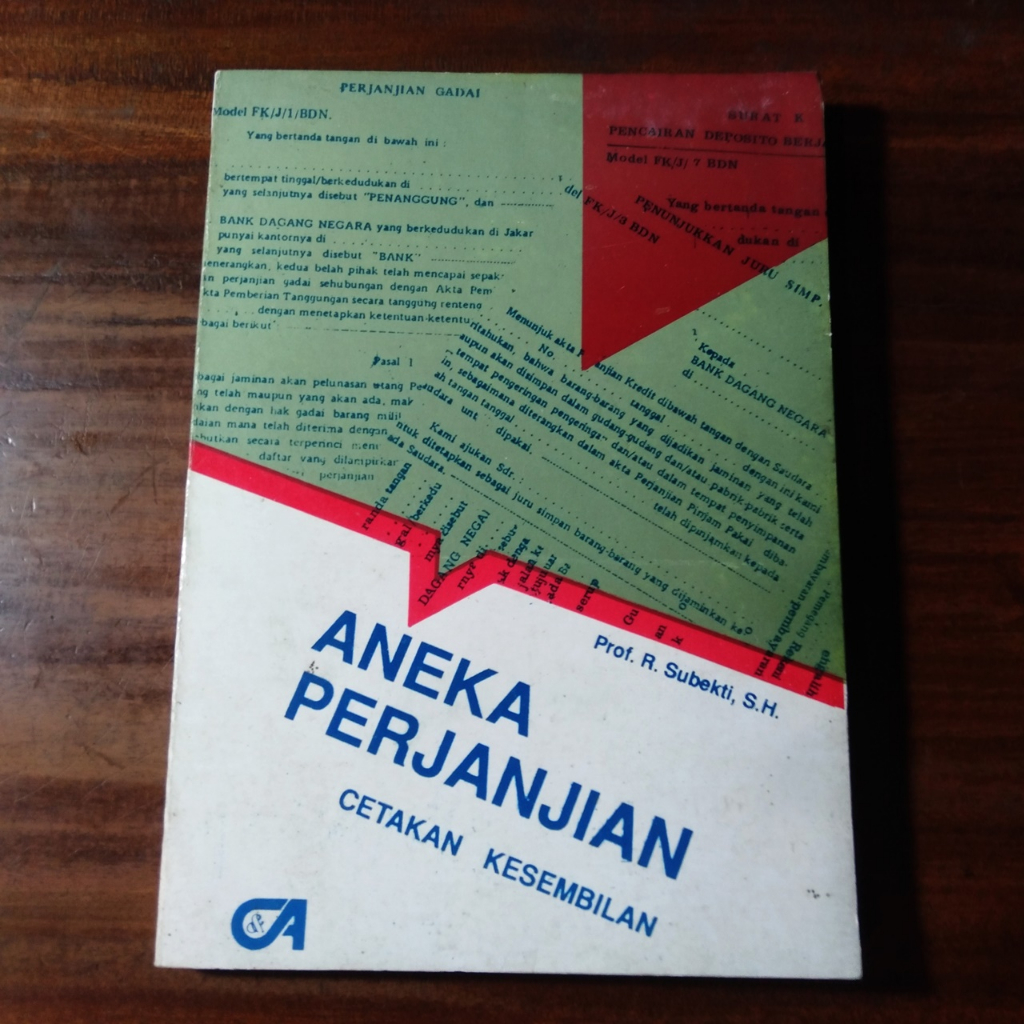 Jual Aneka Perjanjian - R. Subekti | Shopee Indonesia