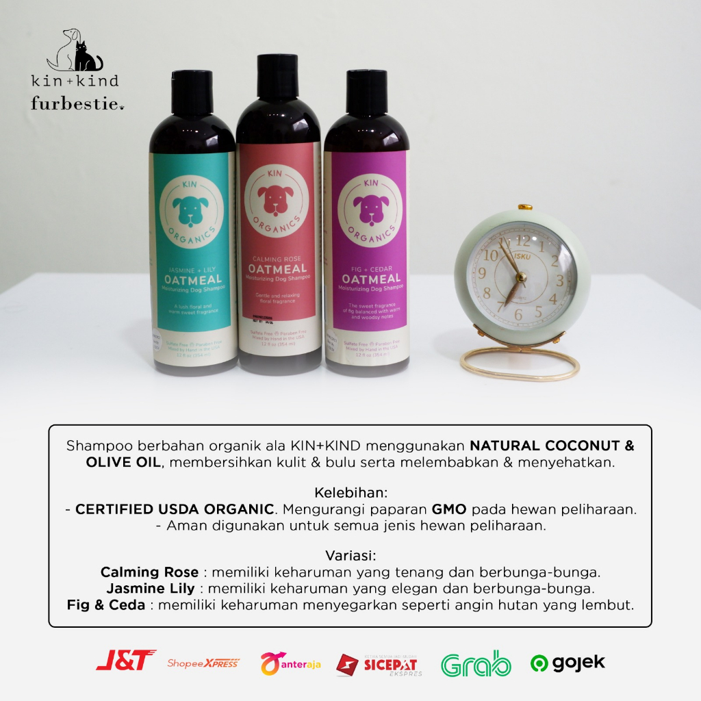 Jual Furbestie - Kin+Kind Kin Organics Shampoo | Shopee Indonesia