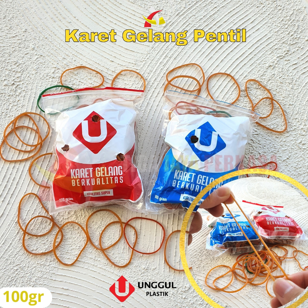 Jual Karet Gelang Pentil / Karet Pentil / Rubber Band 100gr | Shopee ...