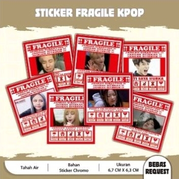 Jual sticker fragile meme kpop per 35 pcs | Shopee Indonesia