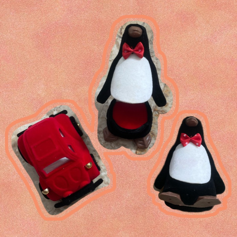 Jual Kotak Cincin Bentuk Unik Mobil Penguin | Shopee Indonesia